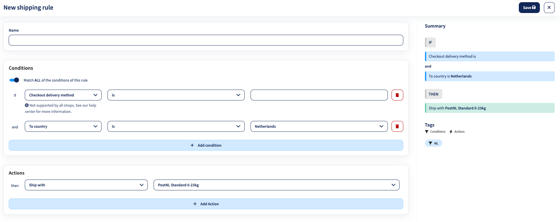 How to create shipping rules – Sendcloud Help Center